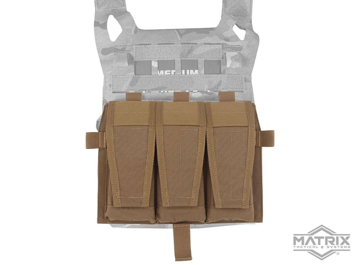 Matrix Closed Top Triple M4 Magazine Pouch Front Flap for Plate ...