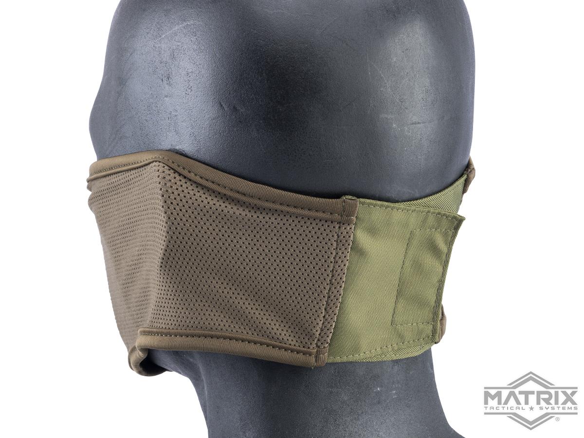 Matrix Cuirass Face Guard w/ Mesh Mouth Protector (Color: OD Green ...