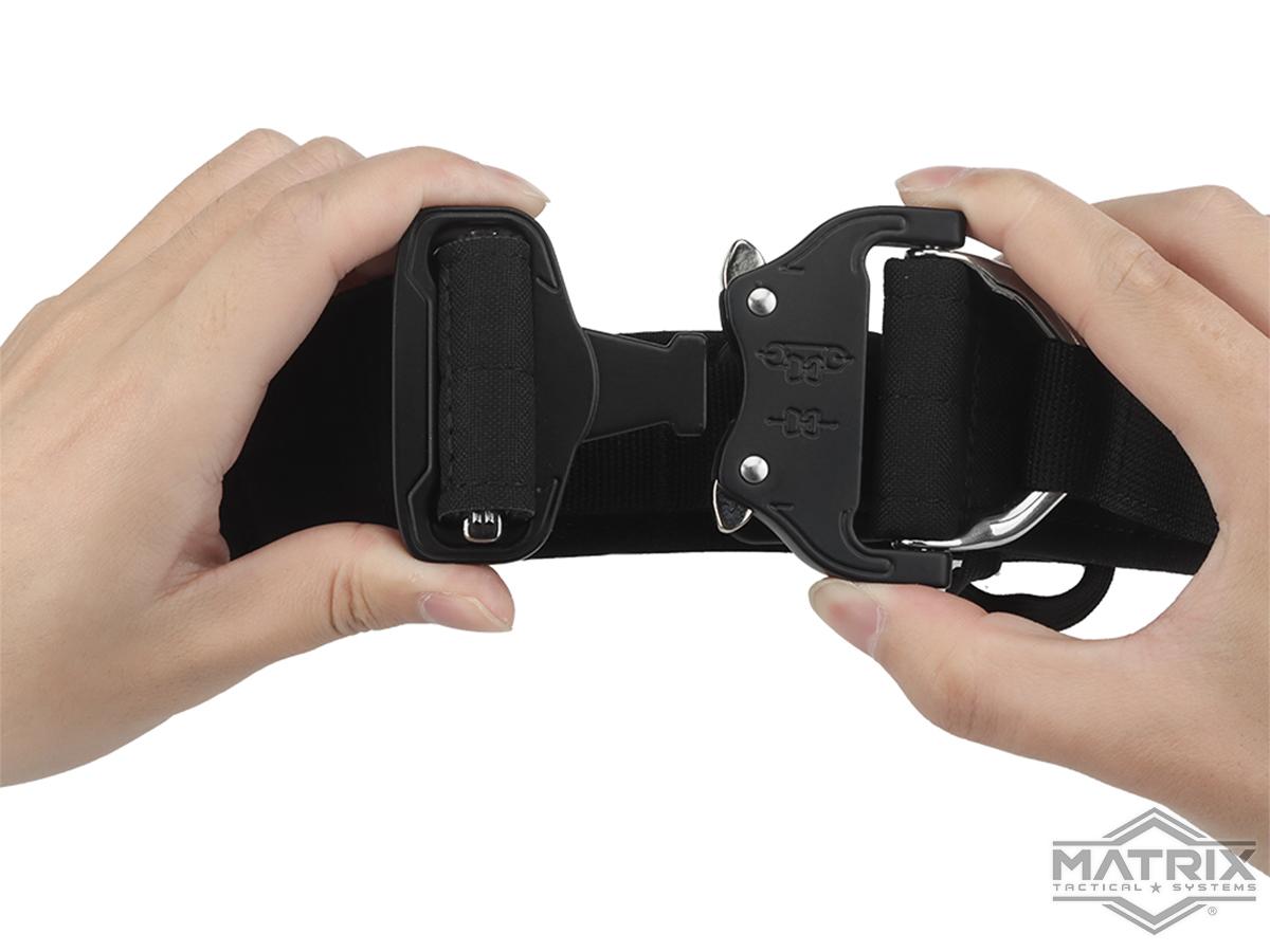 Matrix Contractor Two Piece Tactical Belt (Color: Black), Tactical Gear ...