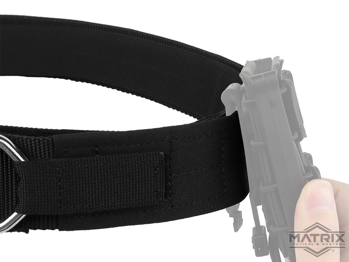 Matrix Contractor Two Piece Tactical Belt (Color: Black), Tactical Gear ...