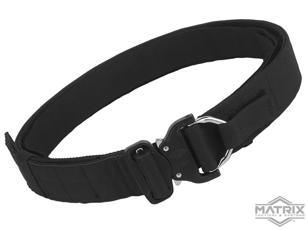 Matrix Contractor Two Piece Tactical Belt (Color: Black), Tactical Gear ...