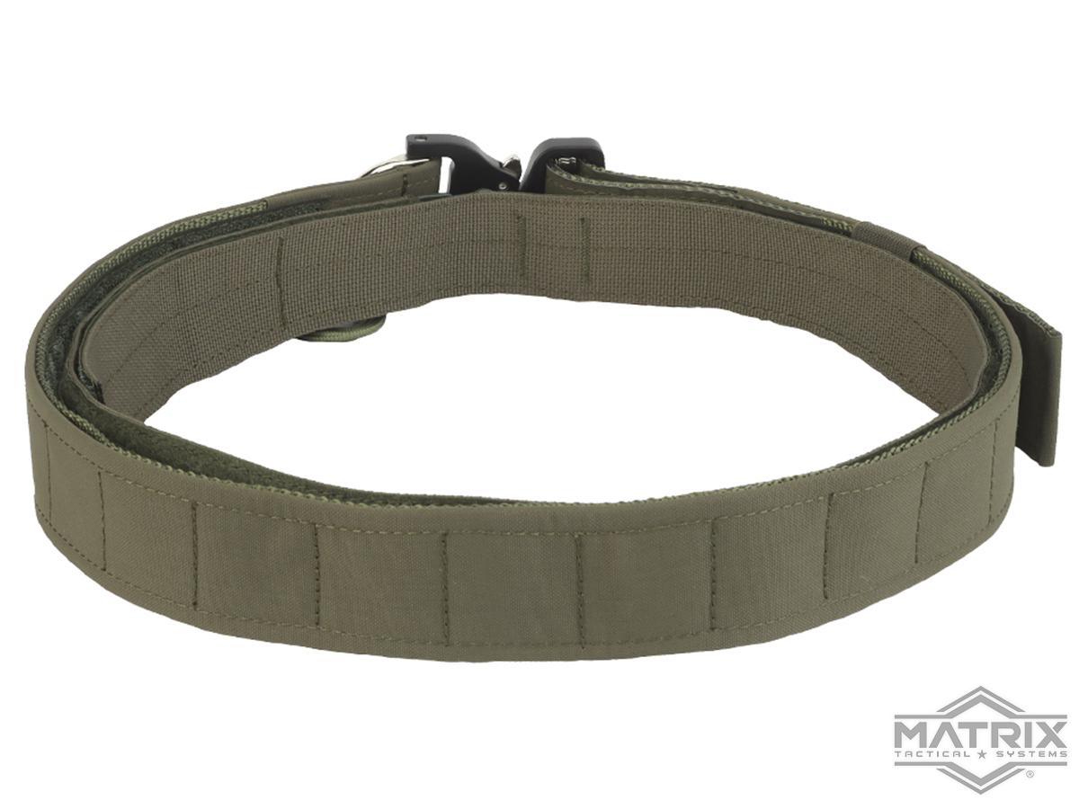 Matrix Contractor Two Piece Tactical Belt (Color: Ranger Green ...