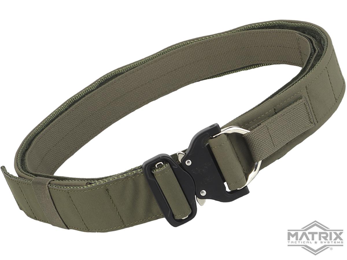 Matrix Contractor Two Piece Tactical Belt (Color: Ranger Green ...