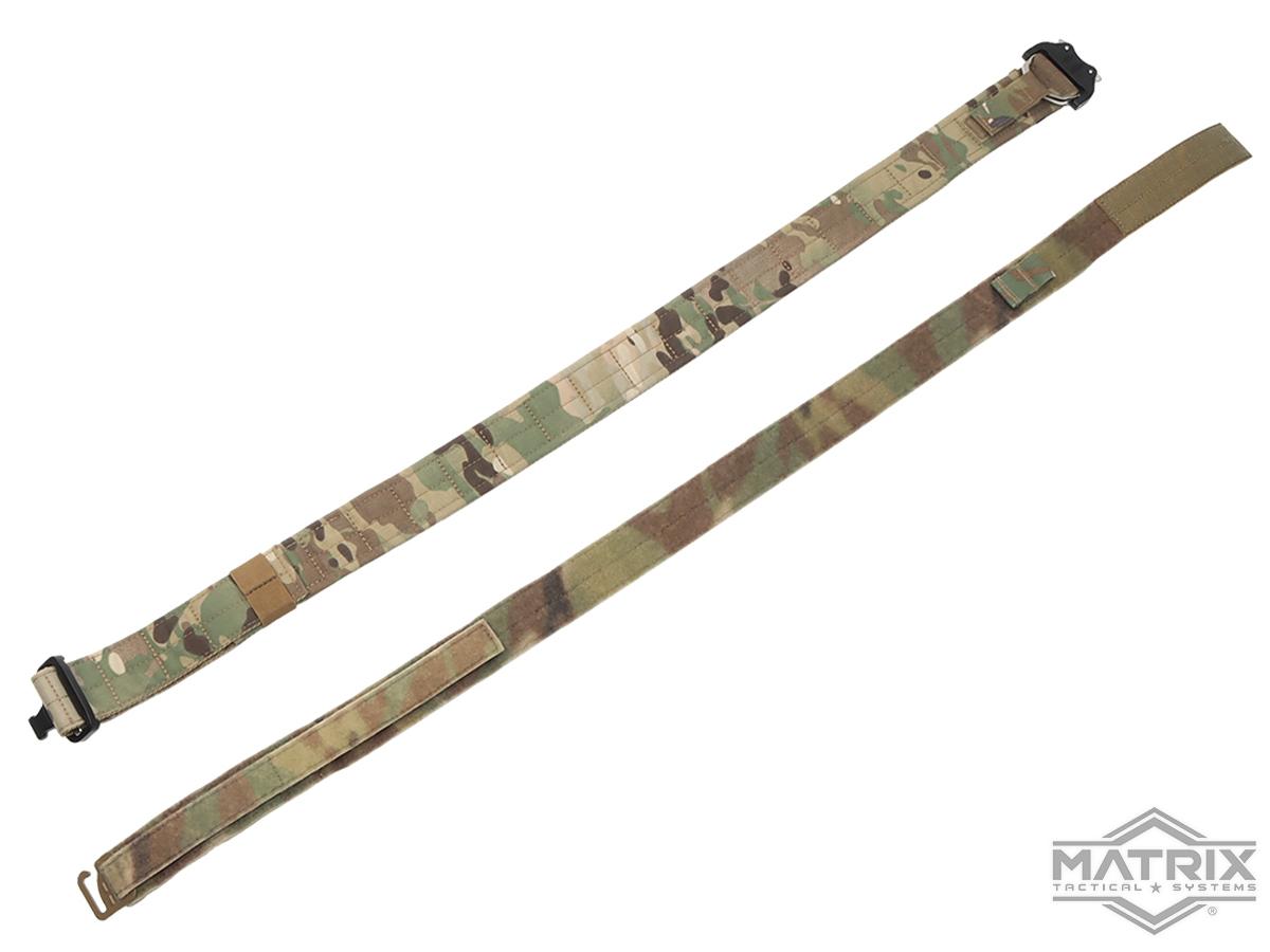 Matrix Contractor Two Piece Tactical Belt (Color: Multicam), Tactical ...