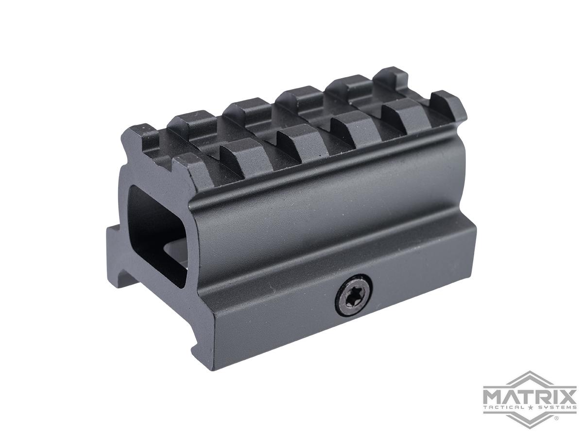Matrix Flat Top Picatinny Riser Mount (Height: 1" / 6 Slot ...
