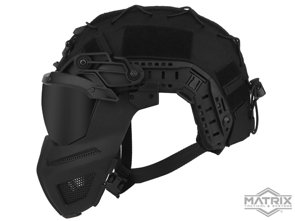 Matrix "Vanguard" Detachable Full Face Helmet System (Color: Black ...