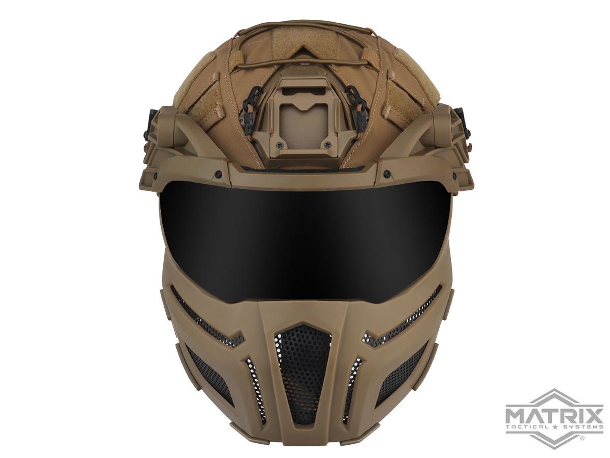 Matrix "Vanguard" Detachable Full Face Helmet System (Color: Tan ...
