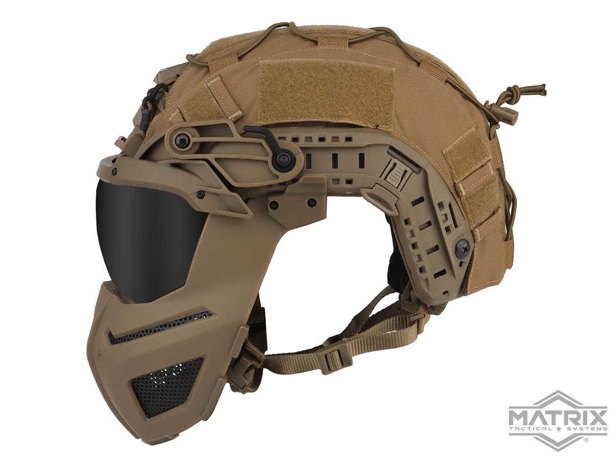 Matrix "Vanguard" Detachable Full Face Helmet System (Color: Tan ...
