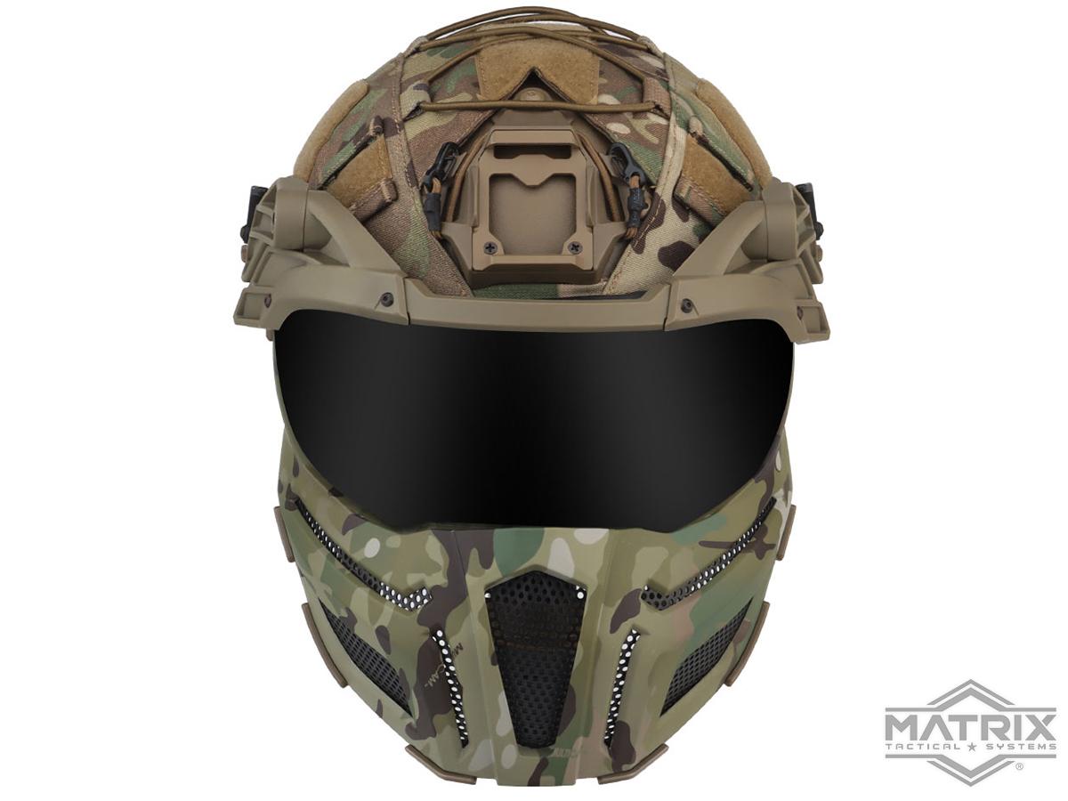 Matrix "Vanguard" Detachable Full Face Helmet System (Color: Multicam ...