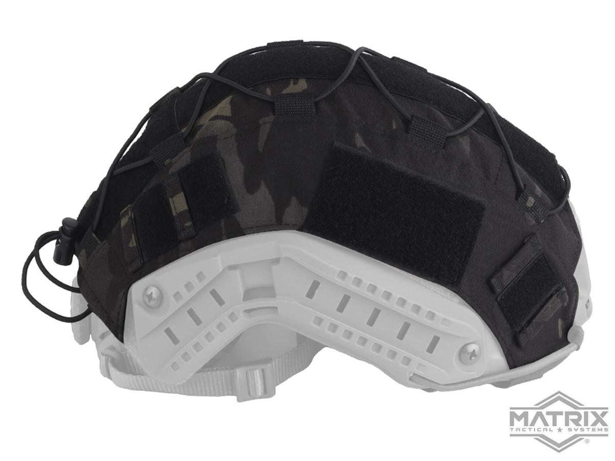 Matrix FAST Type Helmet Cover w/ Elastic Cord (Color: Multicam Black ...