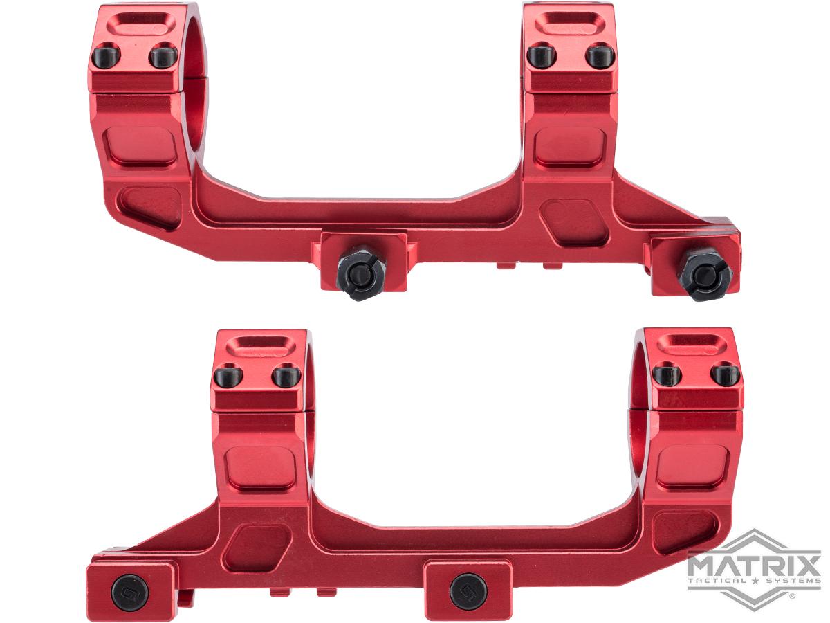 Matrix One Piece Cantilever Double Scope Rings Mount (Color: Red ...
