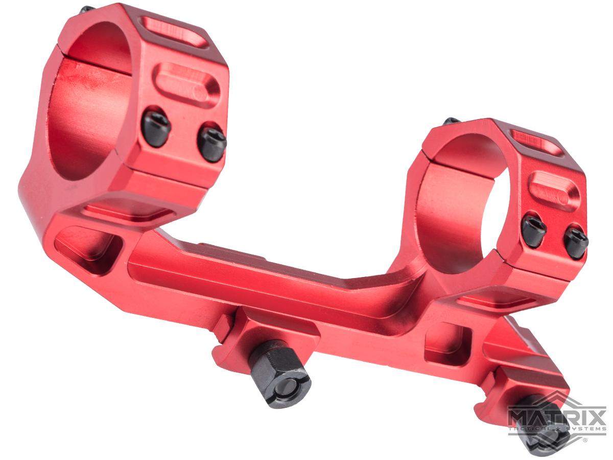 Matrix One Piece Cantilever Double Scope Rings Mount (Color: Red ...