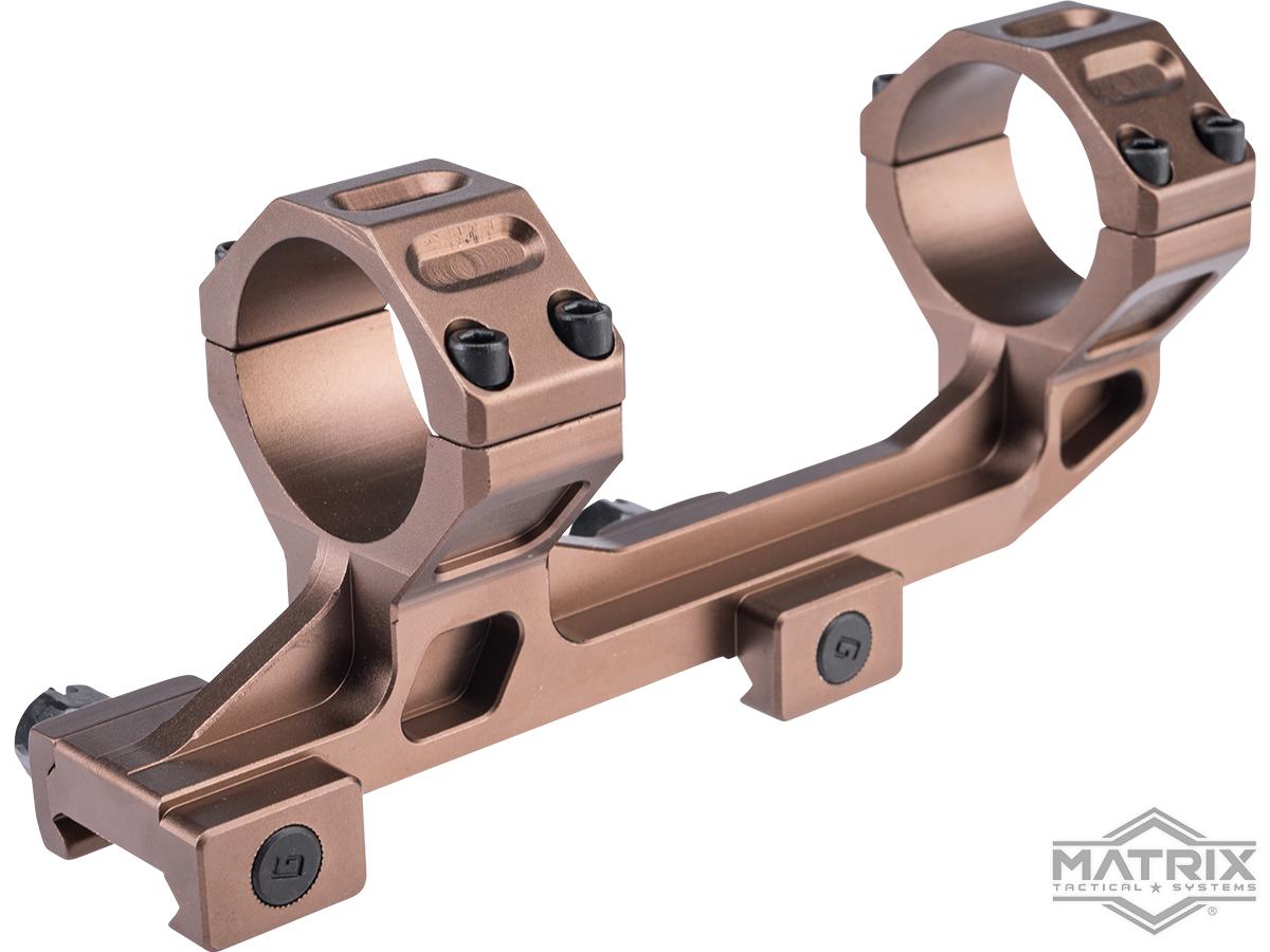 Matrix One Piece Cantilever Double Scope Rings Mount (Color: Dark Earth ...