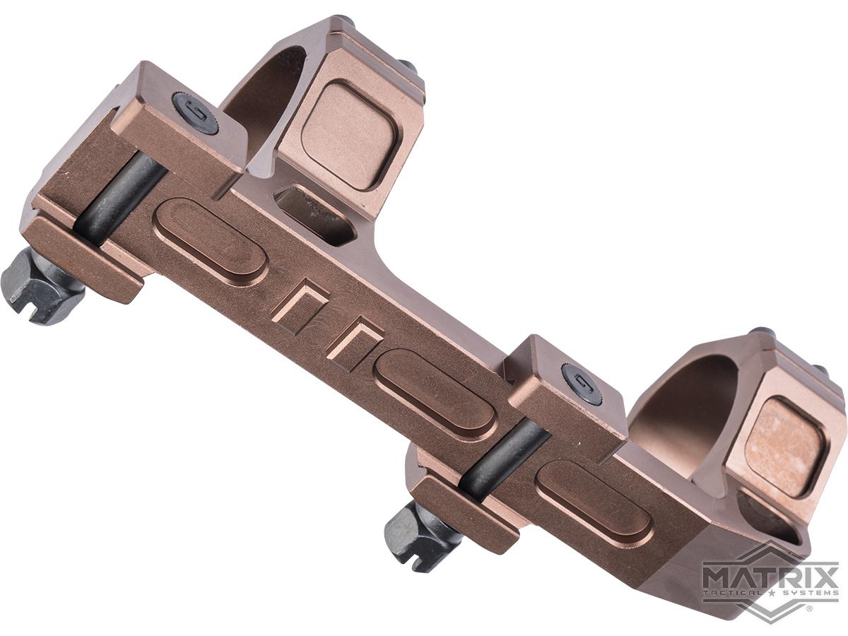 Matrix One Piece Cantilever Double Scope Rings Mount (Color: Dark Earth ...