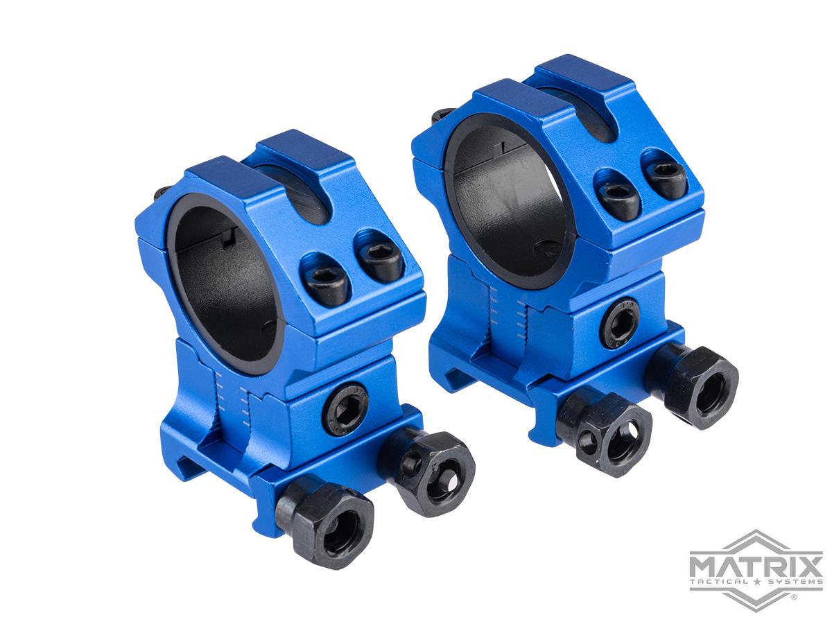 Matrix Adjustable Scope Mounting Rings (Color: Blue), Accessories ...