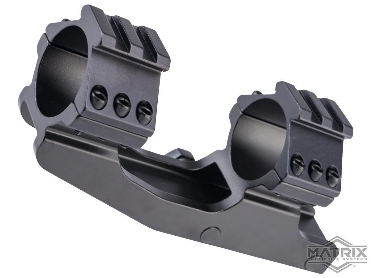 Matrix One Piece Cantilever Scope Rings Mount w/ Picatinny Rails (Color: Black), Accessories ...