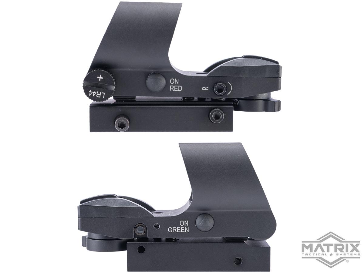 Matrix Red/Green Tactical Reflex Sight w/ Picatinny Mount (Color: Black ...