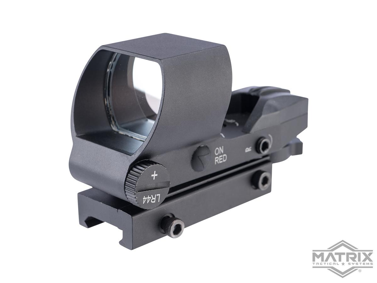 Matrix Red/Green Tactical Reflex Sight w/ Picatinny Mount (Color: Black ...