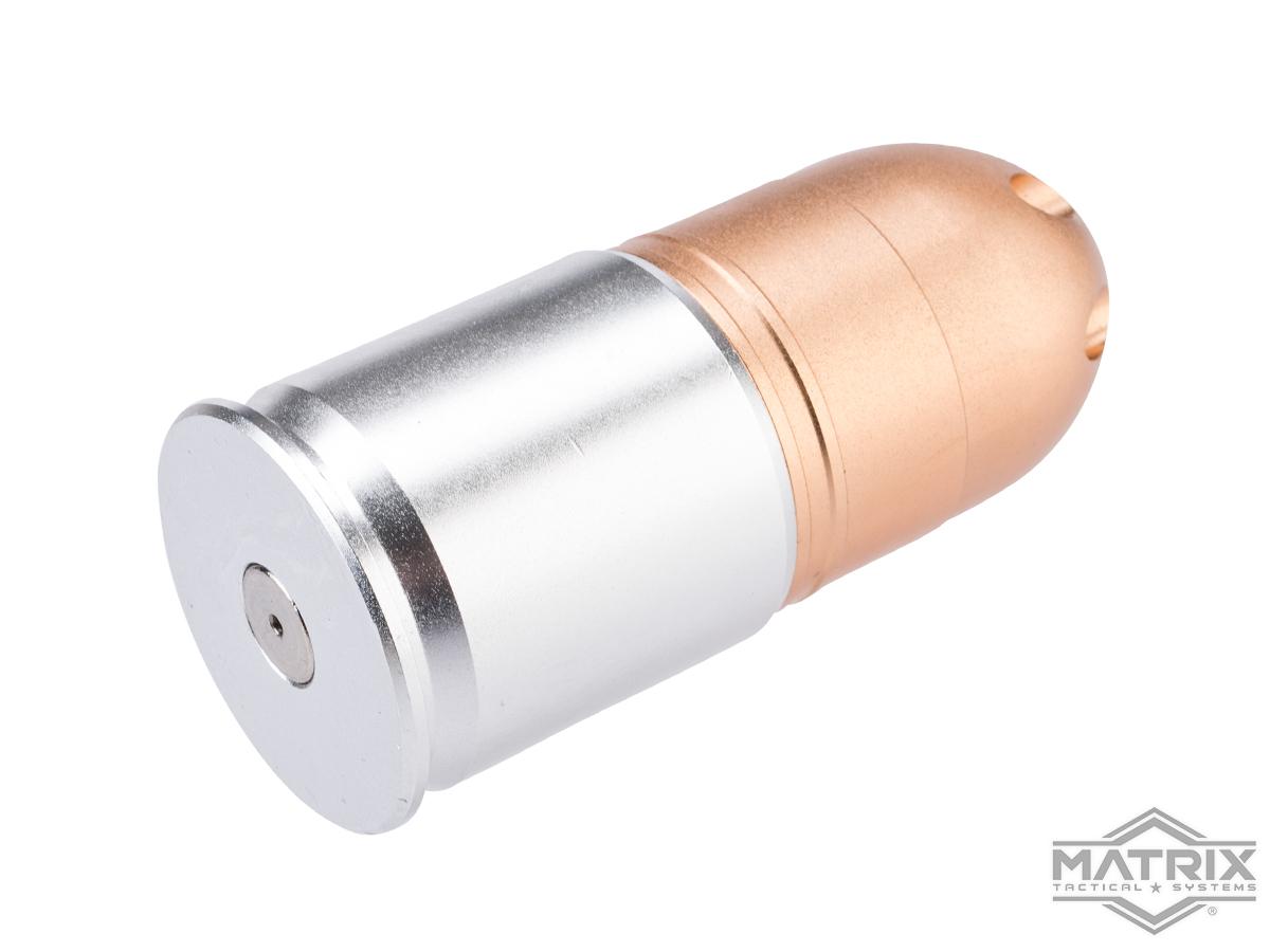 Matrix 36 Round "Bullet" 40mm Airsoft Gas Grenade Shell, Accessories ...