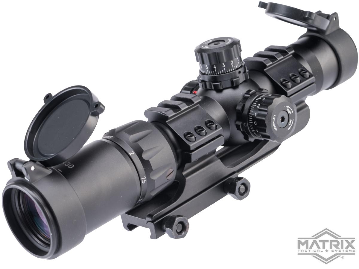 Matrix 1.5-4x40mm Rifle Optic w/ Illuminated Red/Green/Blue Dot and ...