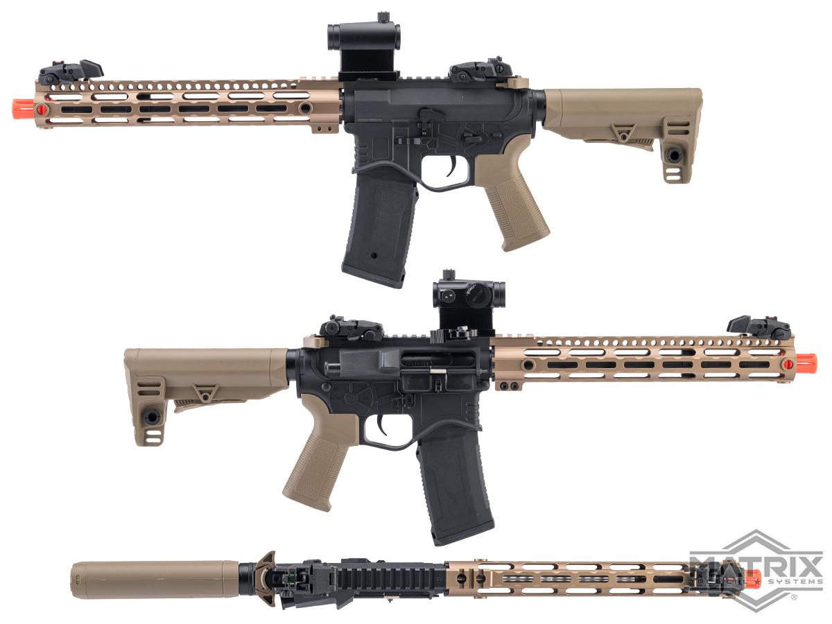 Matrix M4 Kaminari Full Metal Airsoft AEG Rifle w/ ETU (Color: Dual ...
