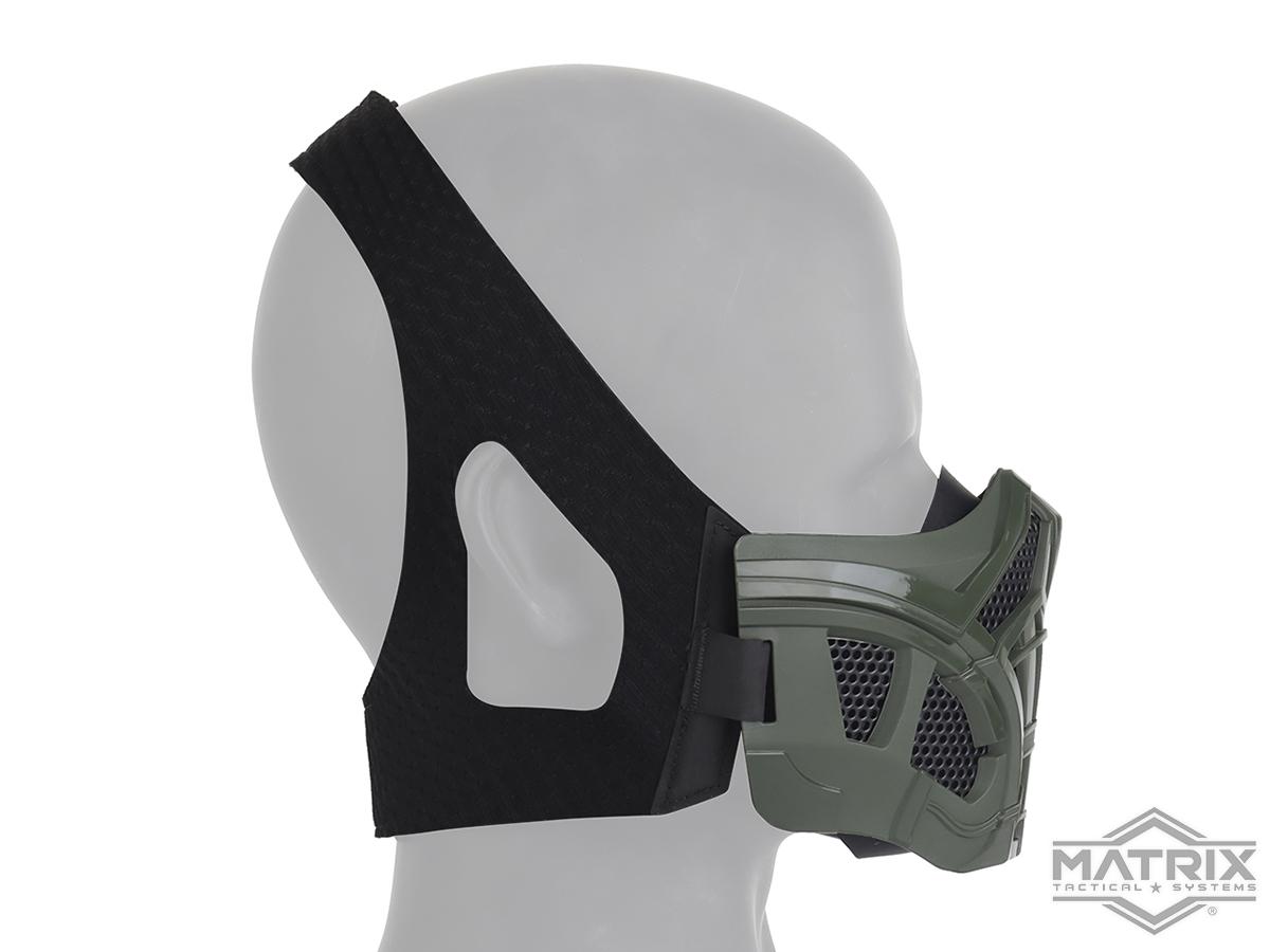 Matrix "Scorpion" Lower Face Protection Mesh and Rubber Half Mask ...