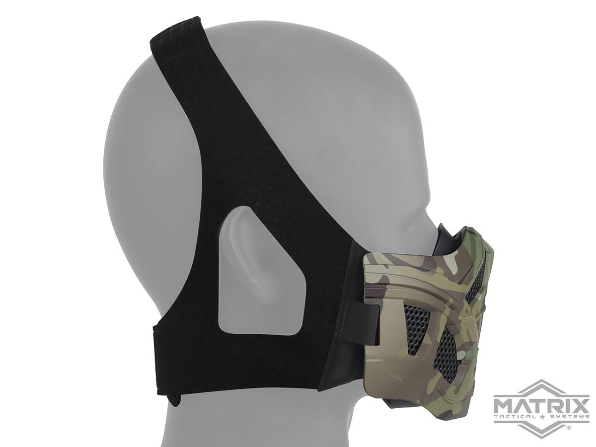 Matrix "Scorpion" Lower Face Protection Mesh and Rubber Half Mask ...