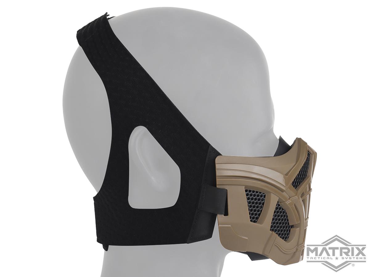 Matrix "Scorpion" Lower Face Protection Mesh and Rubber Half Mask ...