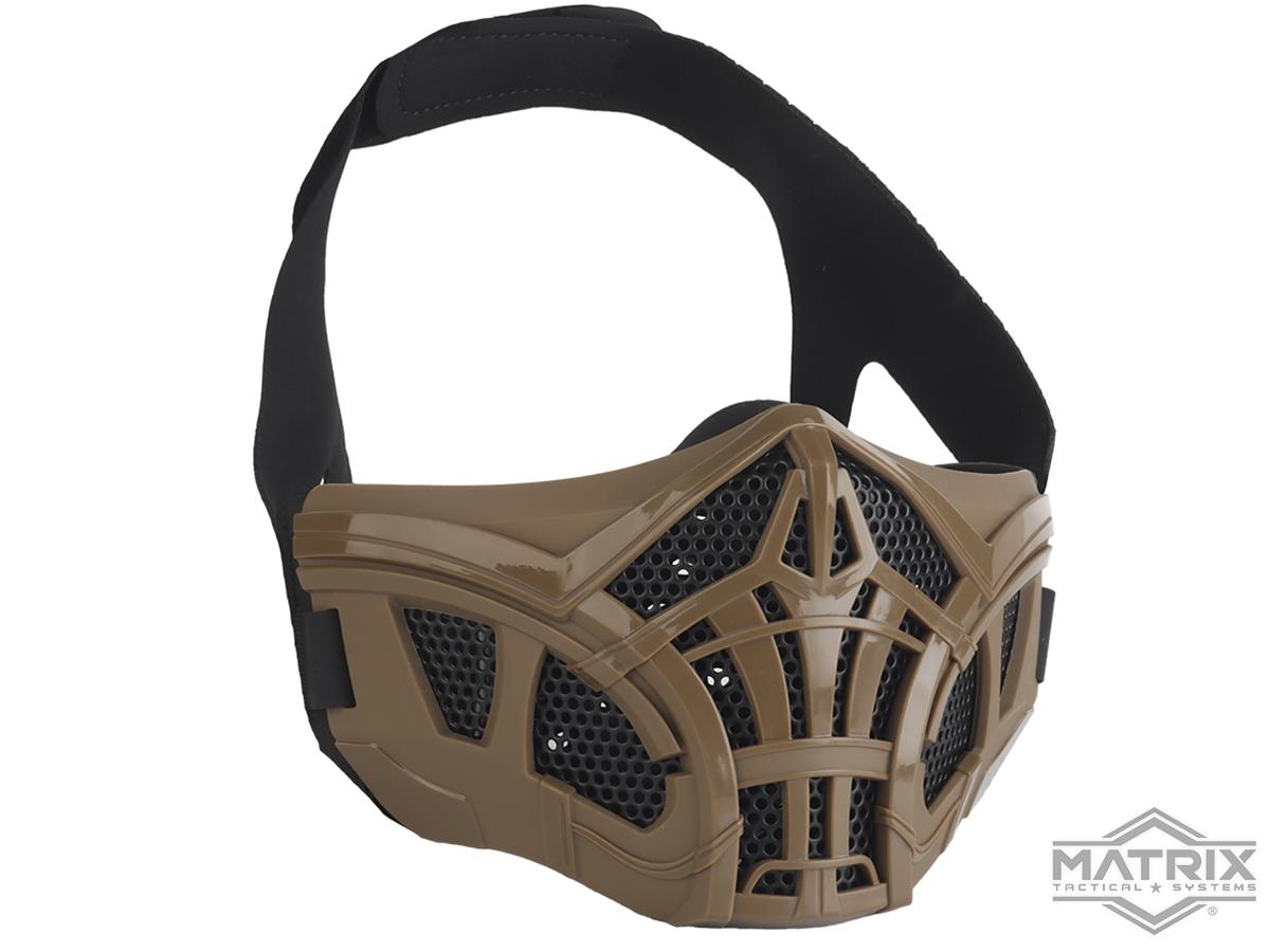 Matrix "Scorpion" Lower Face Protection Mesh and Rubber Half Mask ...