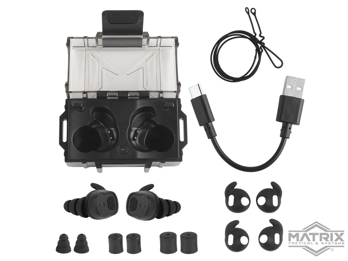 Matrix Tactical Bluetooth Earbuds (Color: Black), Tactical Gear/Apparel ...