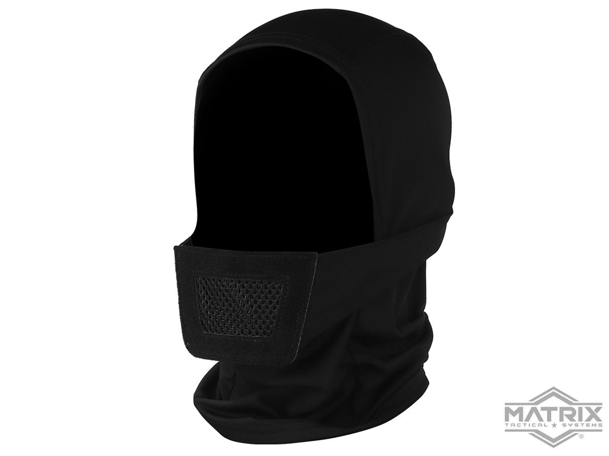 Matrix Knight Balaclava Headgear w/ Mesh Mouth Protector (Color: Black ...
