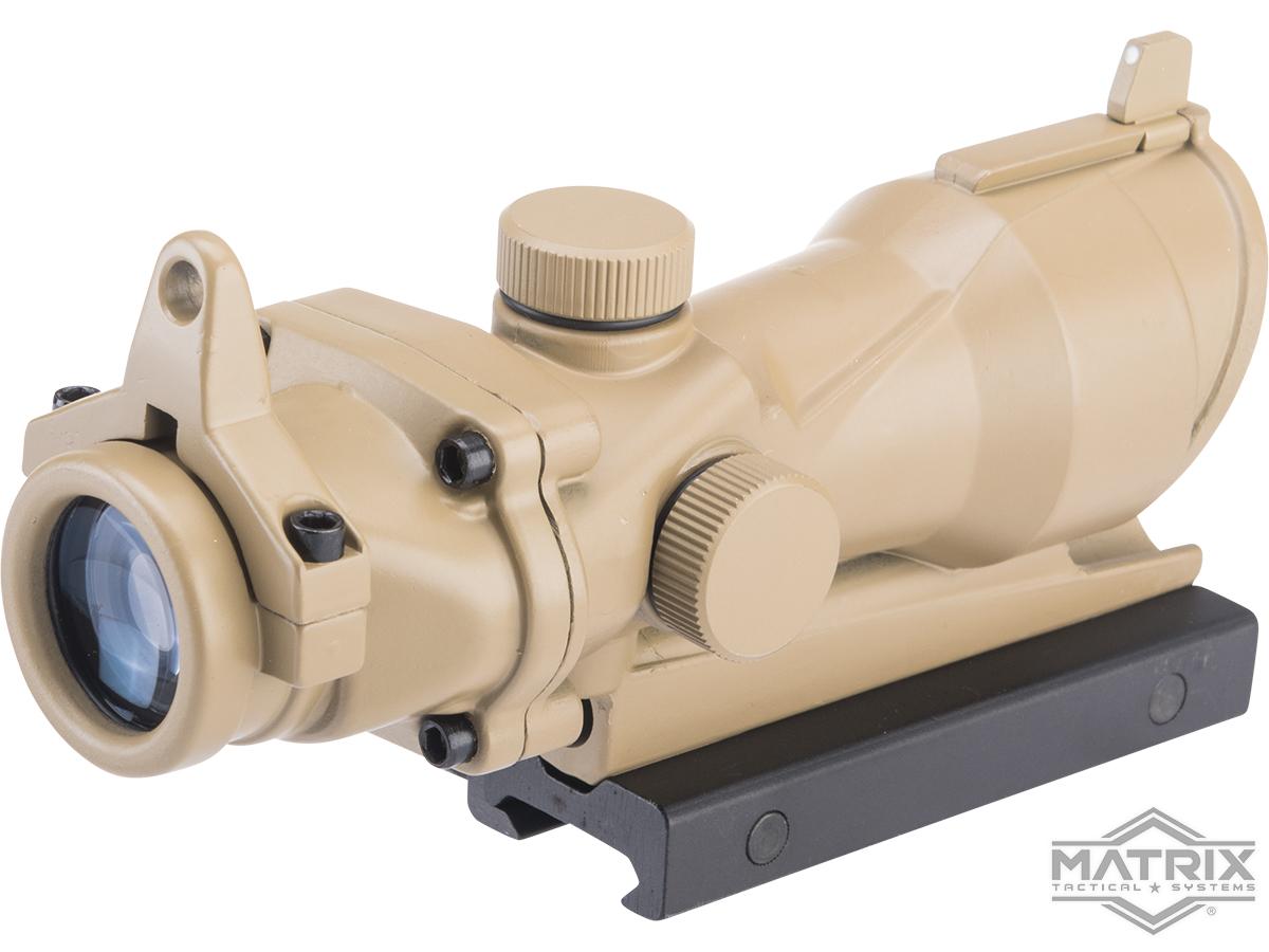 Element 4x32 Rifle Scope with Integrated Iron Sight & Picatinny Mount ...