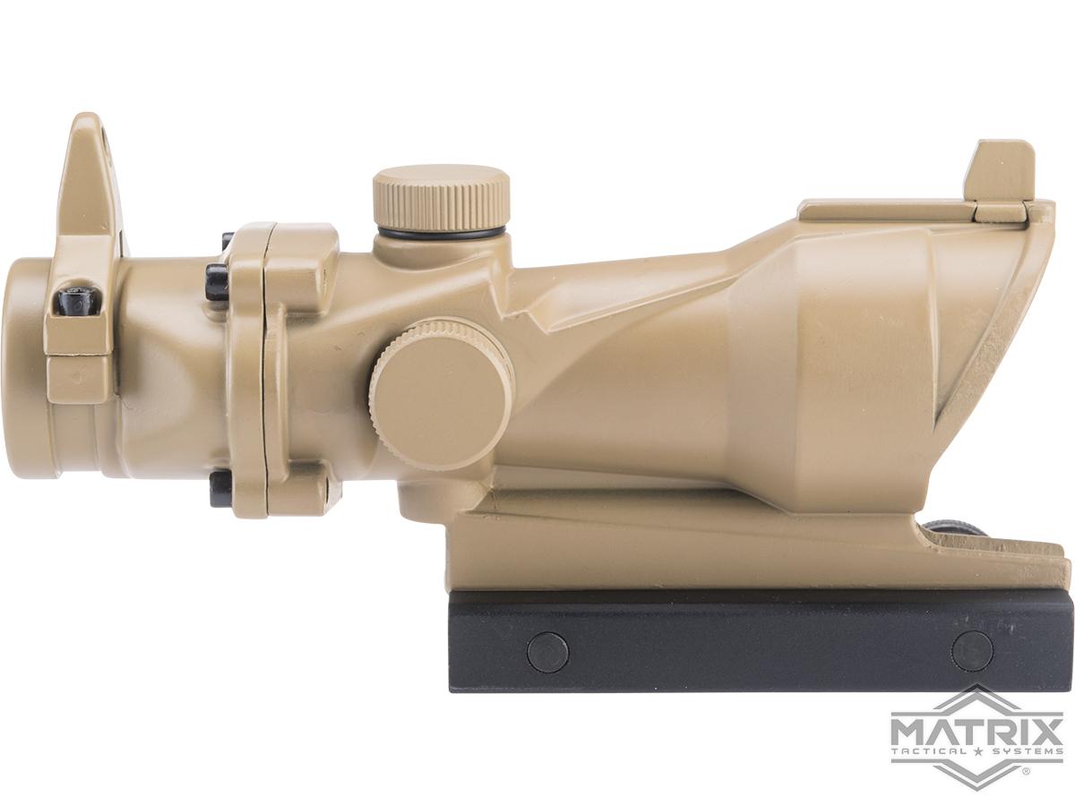 Element 4x32 Rifle Scope with Integrated Iron Sight & Picatinny Mount ...