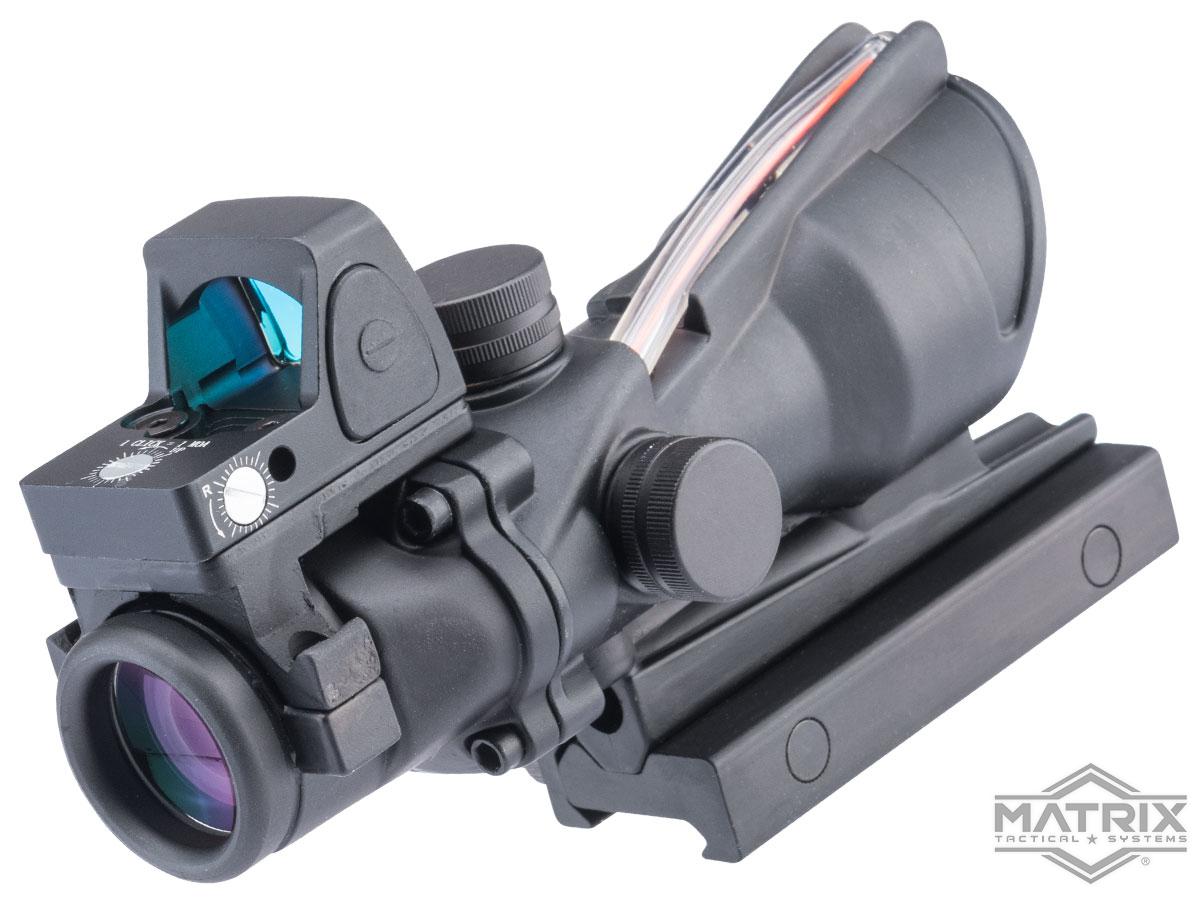 Matrix 4X32 Magnification Illuminated Red Dot w/ Red Dot Sight (Color ...
