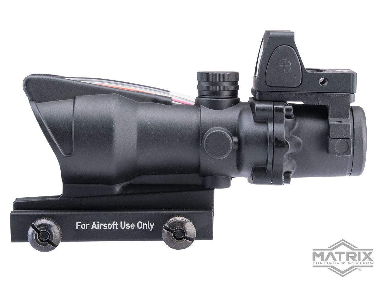 Matrix 4X32 Magnification Illuminated Red Dot w/ Red Dot Sight (Color ...