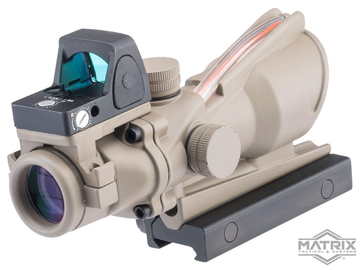 Matrix 4X32 Magnification Illuminated Red Dot w/ Red Dot Sight (Color ...