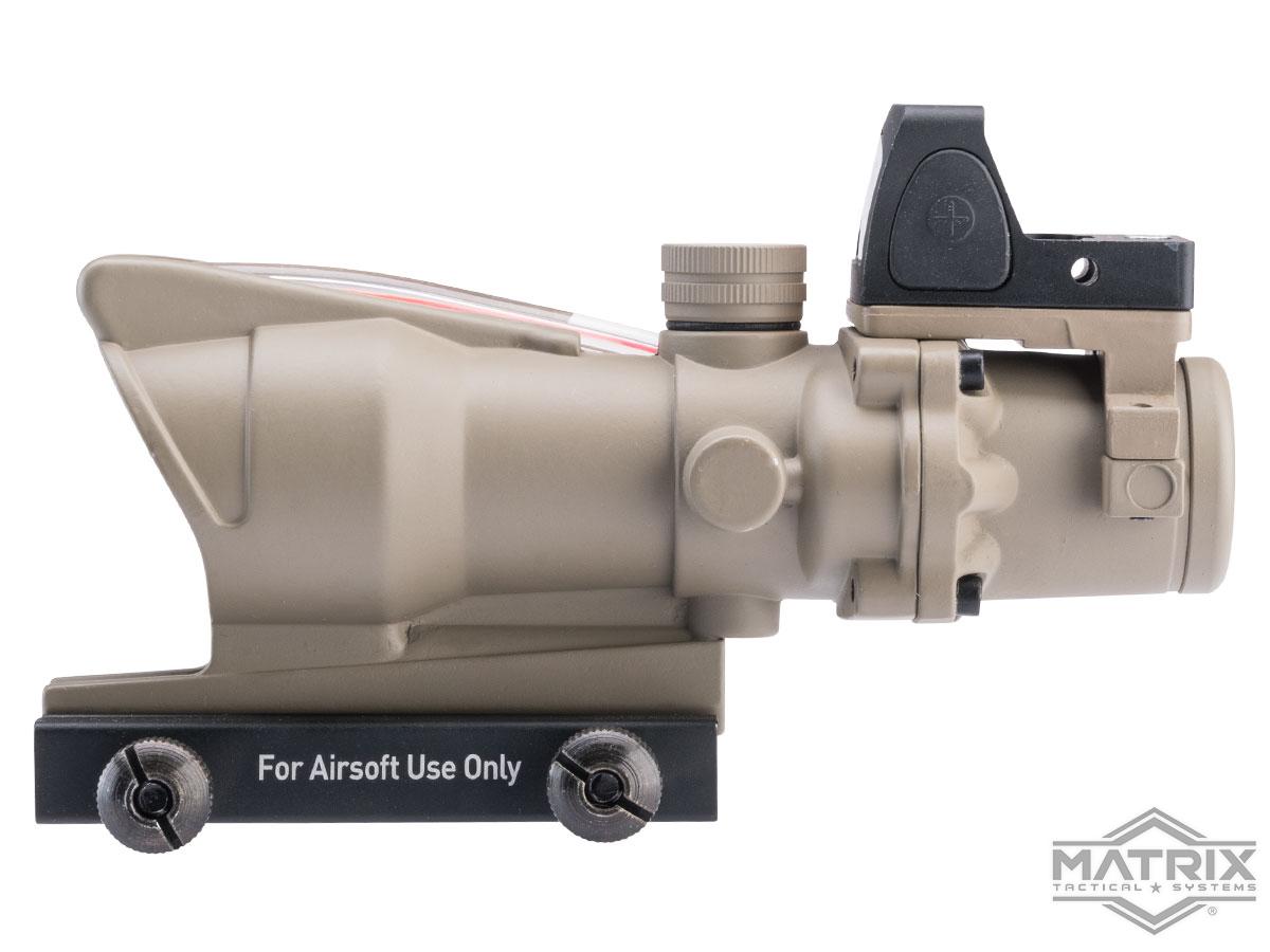 Matrix 4X32 Magnification Illuminated Red Dot w/ Red Dot Sight (Color ...