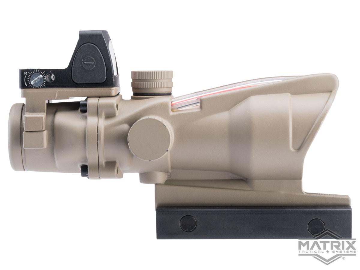 Matrix 4X32 Magnification Illuminated Red Dot w/ Red Dot Sight (Color ...