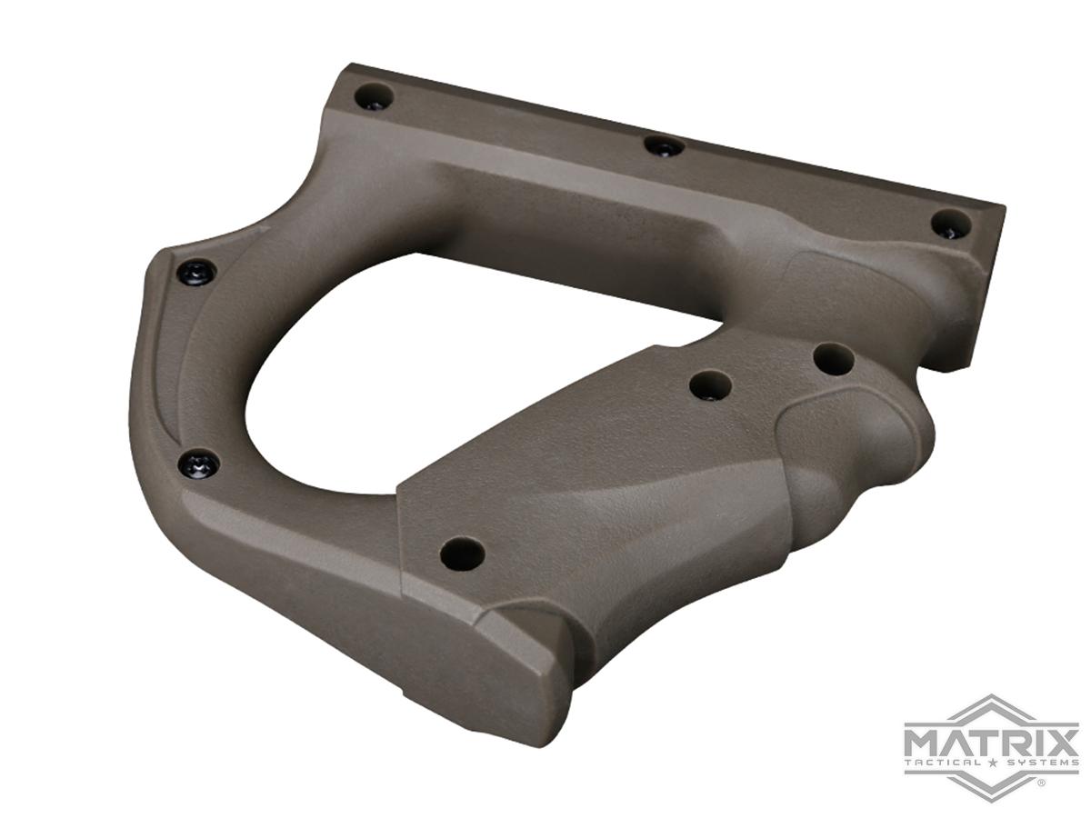 Matrix Angled Tactical Front Grip (Color: Tan), Accessories & Parts ...