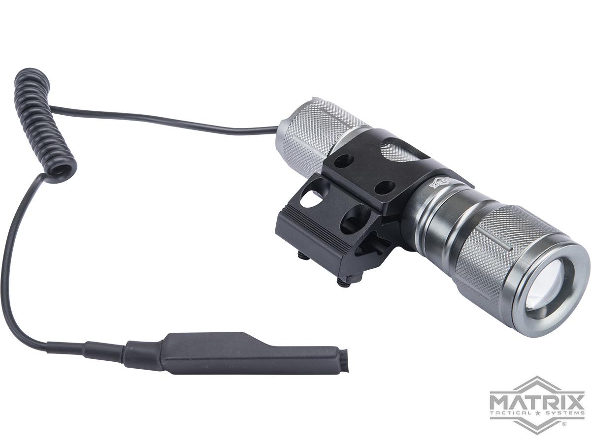 Matrix XPE 200 Lumen Everyday Carry Combat Flashlight w/ M-LOK Ring ...