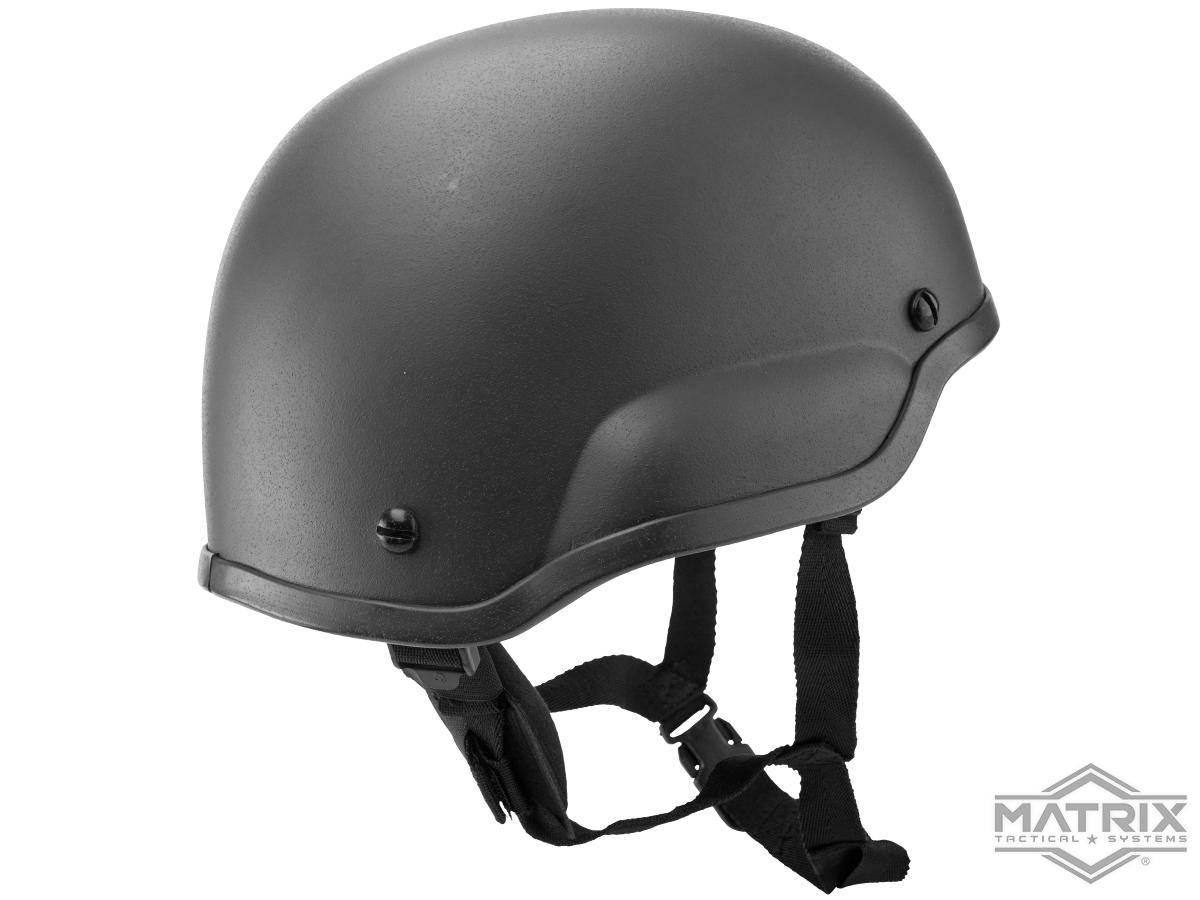 Matrix MICH 2002 Replica Airsoft Helmet (Color: Black), Tactical Gear ...