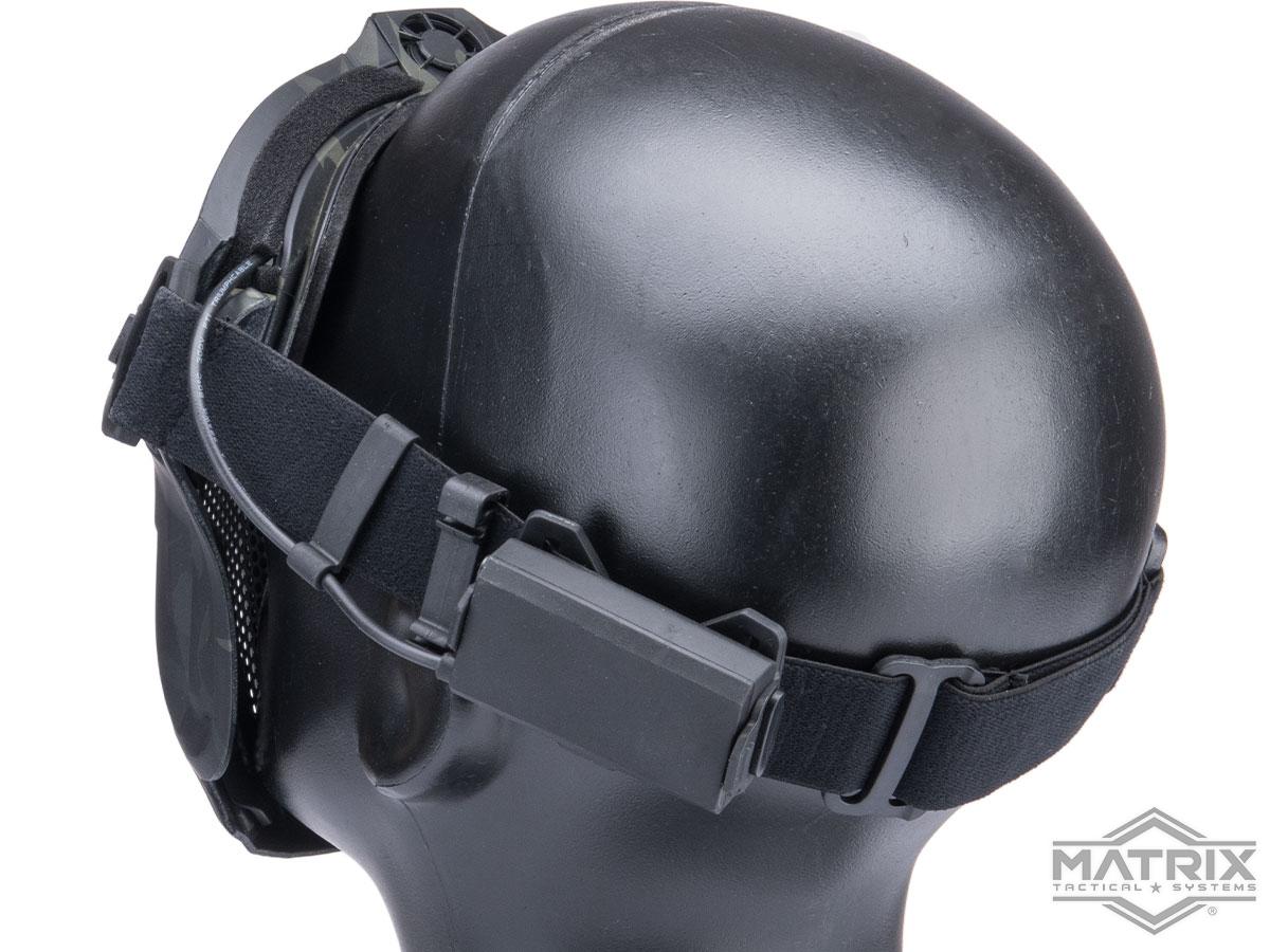 Matrix Tactical Anti Fog Goggle w/ Fan and Lower Face Mask (Color ...