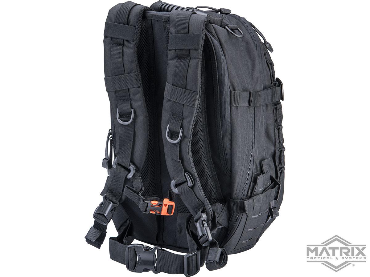 Matrix Laser Cut Tactical Backpack (Color: Black), Tactical Gear ...