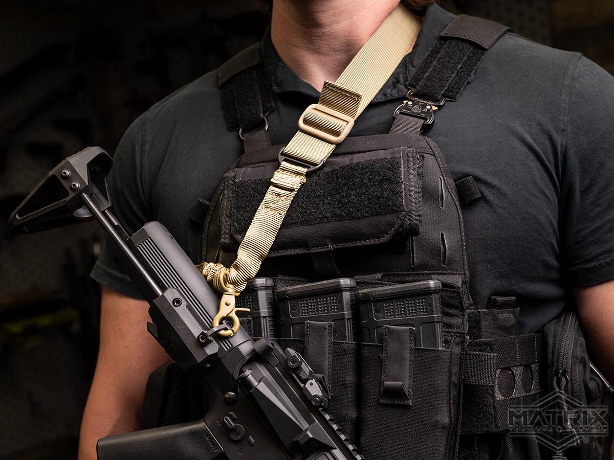 Matrix Tactical One-Point Bungee Sling w/ CQB-R Sling Adapter (Color ...