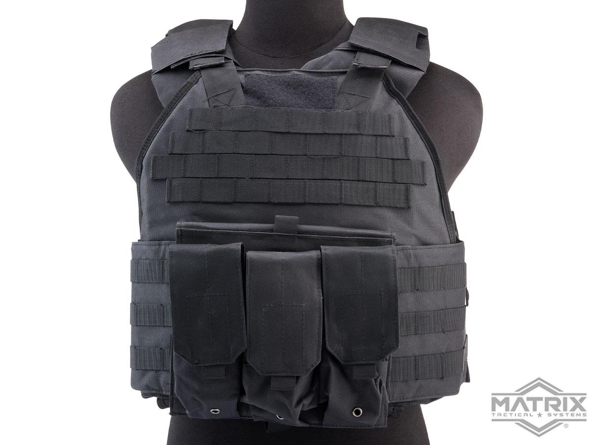 Matrix Tactical High Speed Plate Carrier (Color: Black), Tactical Gear ...