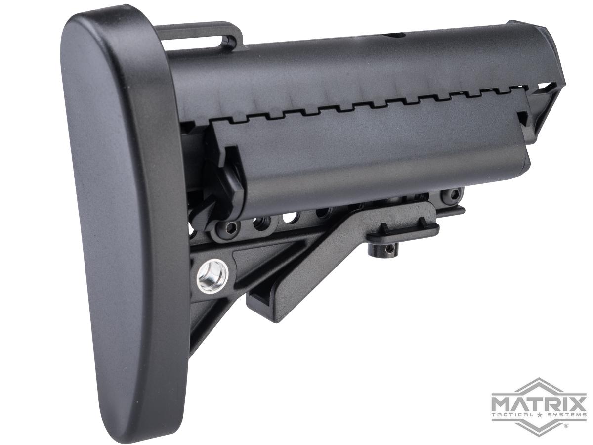 Matrix Carbine Mod Stock for M4 M16 Series Airsoft AEG (Color: Black ...