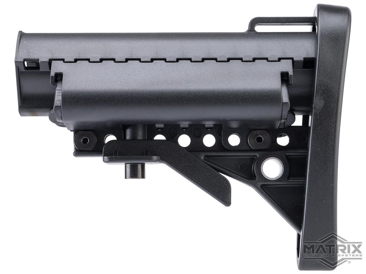 Matrix Carbine Mod Stock for M4 M16 Series Airsoft AEG (Color: Black ...