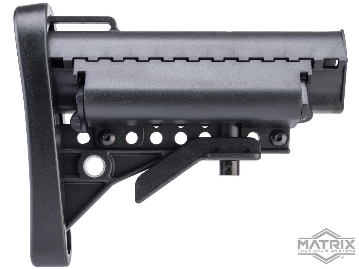 Matrix Carbine Mod Stock for M4 M16 Series Airsoft AEG (Color: Black ...