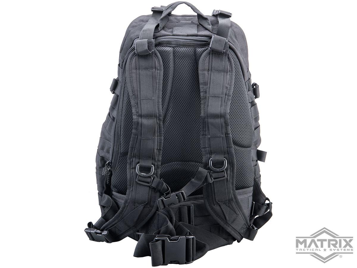 Matrix Tactical Military Rifle Patrol Backpack (Color: Black), Tactical ...