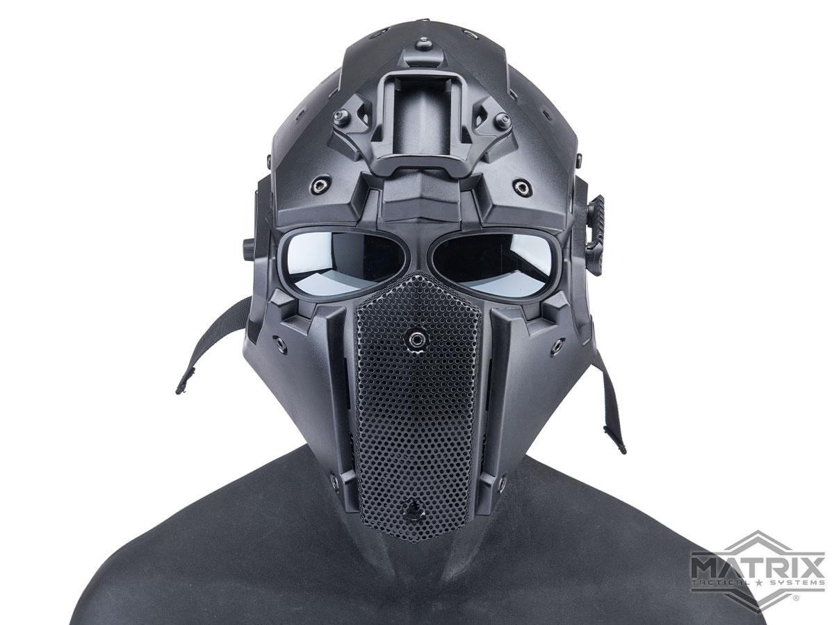 Matrix Tactical Helmet with Mesh Guard (Color: Black), Tactical Gear ...